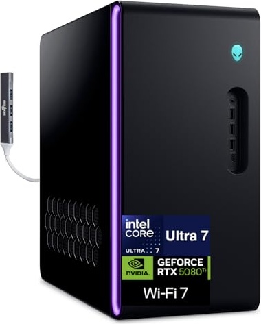 Alienware Aurora ACT1250 AI Gaming PC, RTX 5060, Ultra 7 265F, 32 GB ...